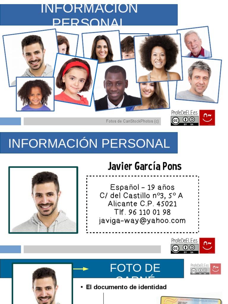 Información Personal en Español | PDF | Control de acceso | Autenticación