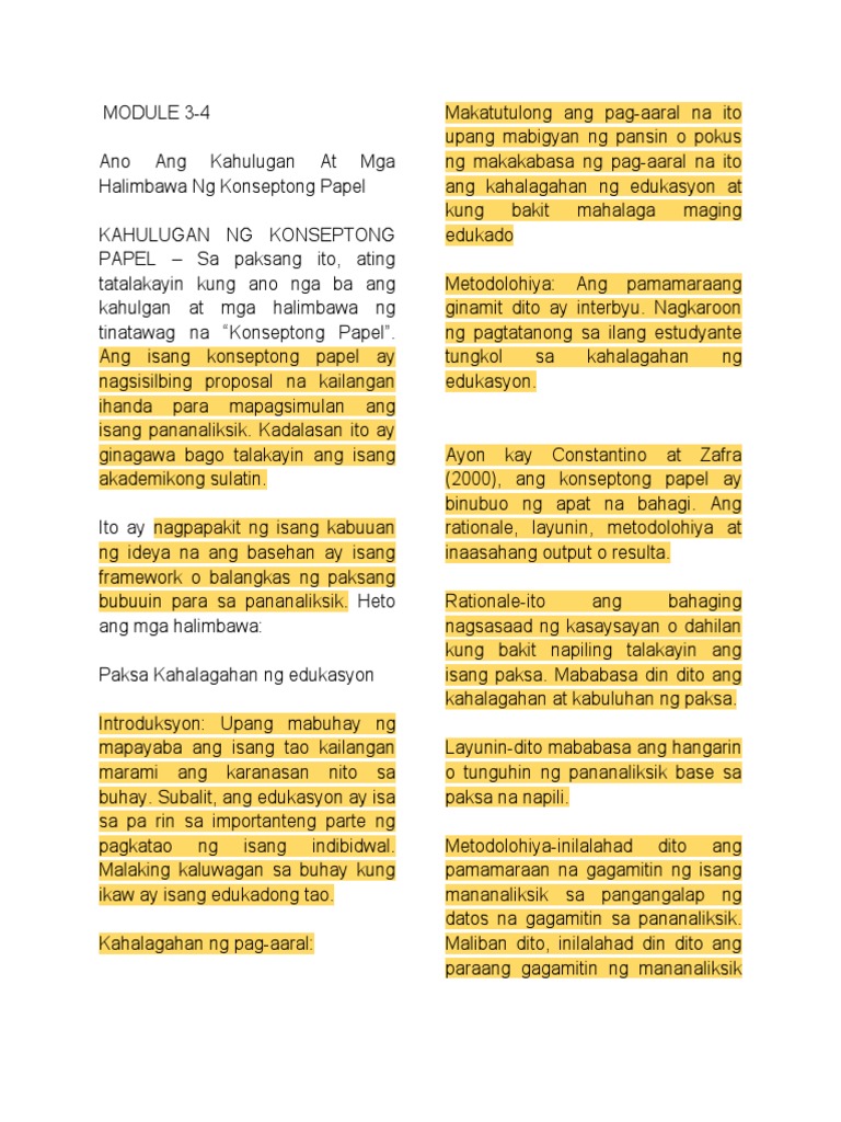 Pagbasa Notes 4TH | PDF