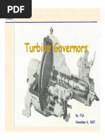 Types of Governors for Steam Turbines | PDF | Valve | Pump