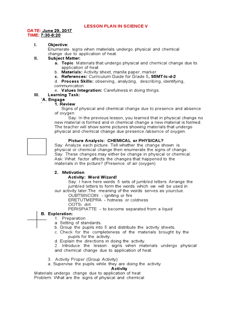 Lesson Plan 4TH Week D3 | PDF | Teachers | Lesson Plan