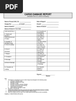 Damage Reports | PDF | Stevedore | Cargo