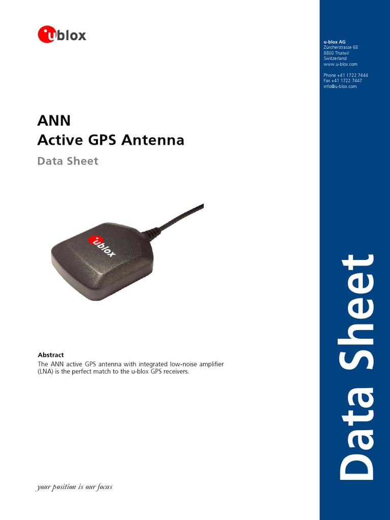 Ant GPS MS Sma | PDF | Electronics | Electrical Engineering