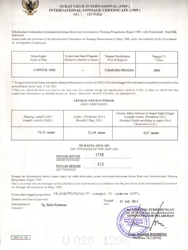 Capitol 4503 - Surat Ukur-1 | PDF