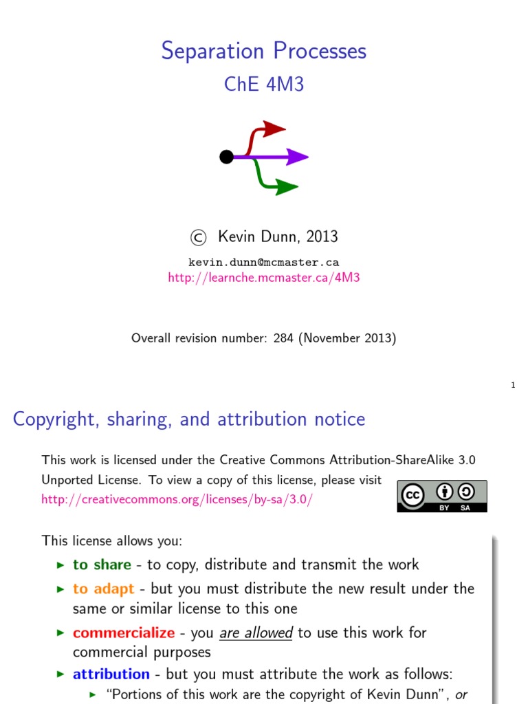 2013 4M3 Mechanical Separations | PDF