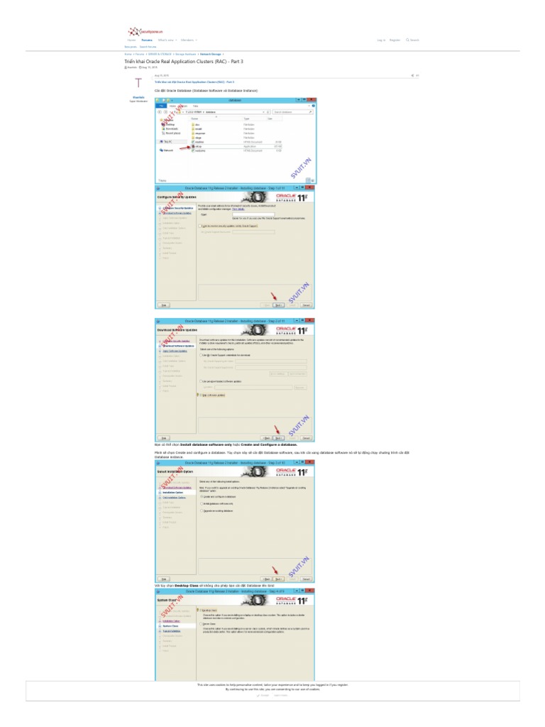 Triển Khai Oracle Real Application Clusters Rac Part 3 Lab Network System Security Pdf