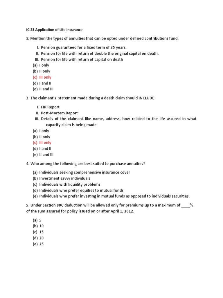 IC 23 Old Questions | PDF