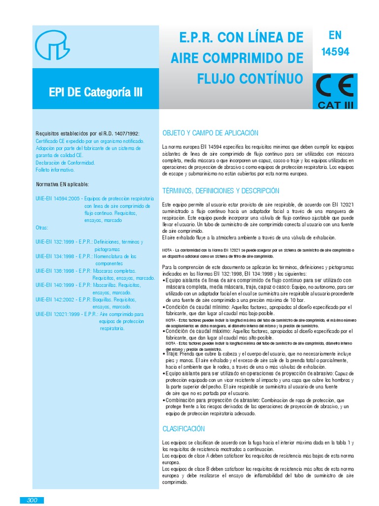 EN-14594 Semiautonomos FLJ C | PDF | Presión | Tubo vacío