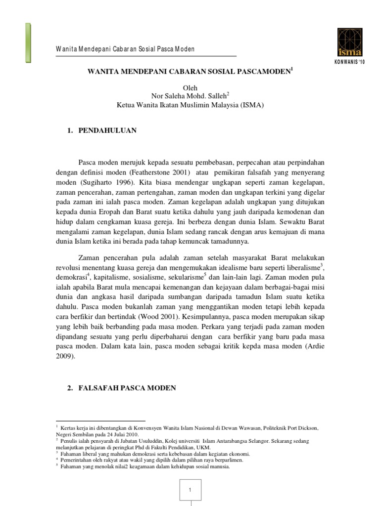 Pasca Moden | PDF | Ilmu Sosial