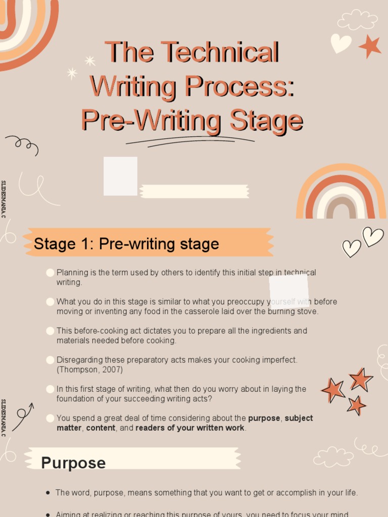 Module 3 Pre Writing Stage | PDF | Experience | Mind