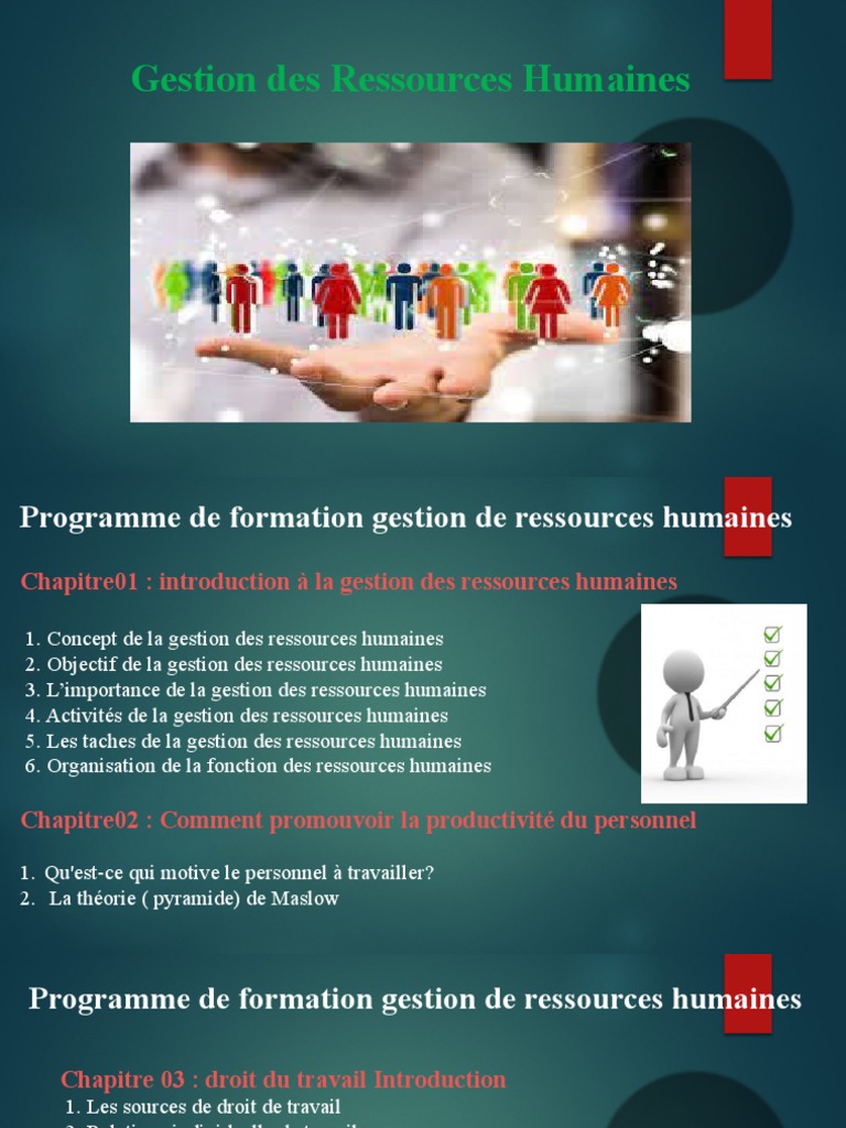 Présentation_grh | PDF | Gestion des ressources humaines | Recrutement