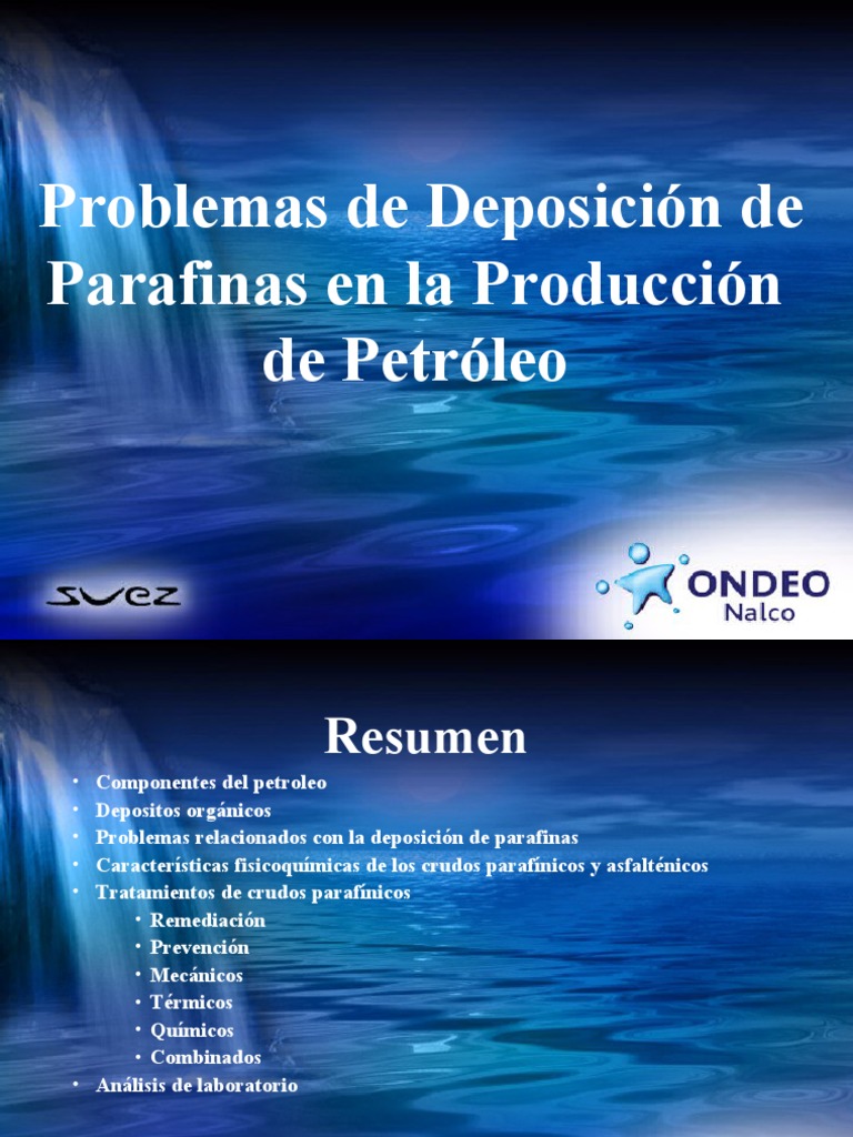 Parafinas | PDF | Petróleo | Alcano