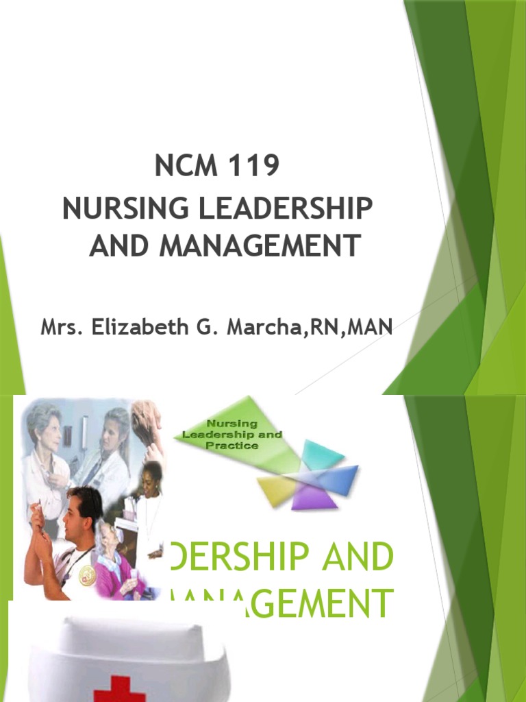1.NCM 119 - Management | PDF | Nursing | Employment