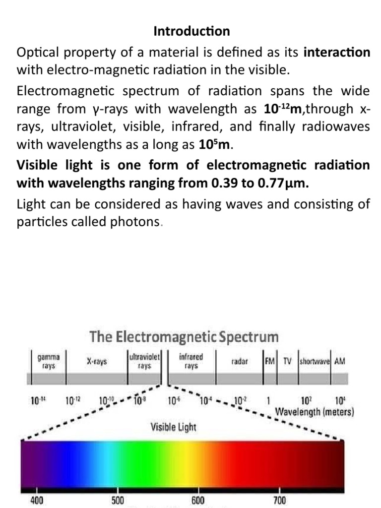Optical Properties | PDF | Laser | Electromagnetic Radiation