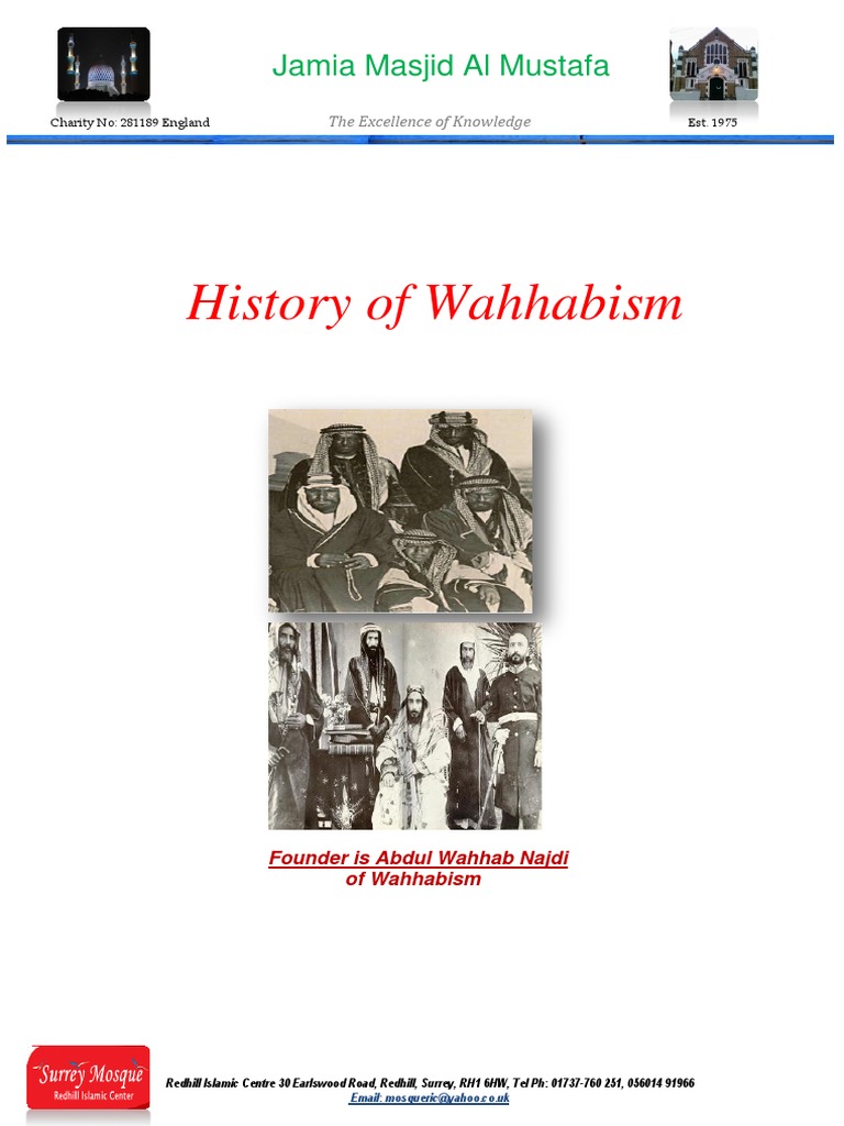 Wahhabi History | PDF | Wahhabism | Sunni Islam