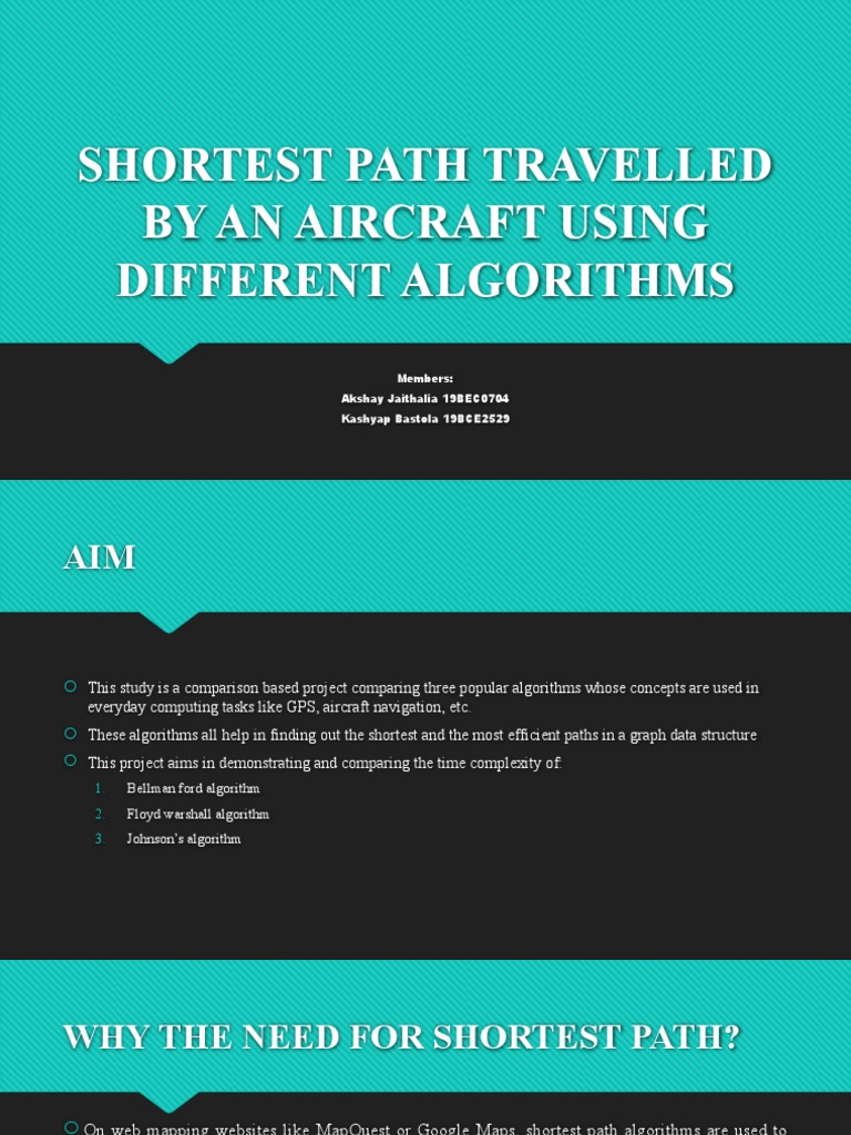 Shortest Path Algorithms Compared for Aircraft Navigation | PDF ...