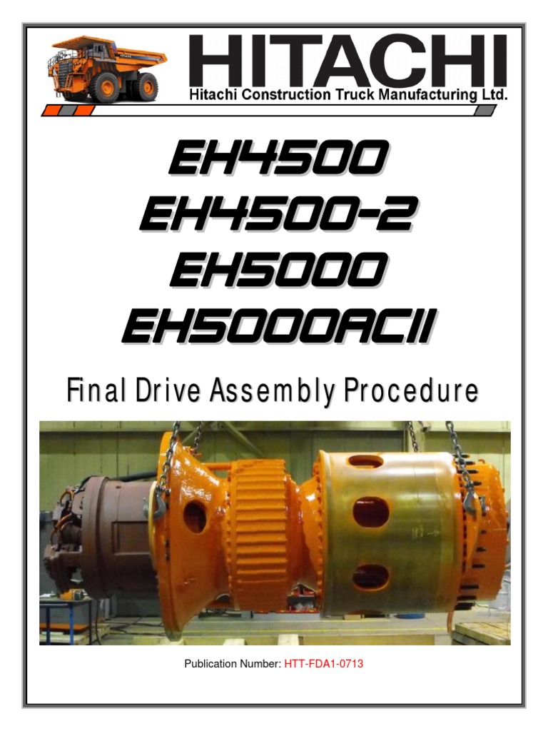 Final Drive Assembly | PDF | Axle | Bearing (Mechanical)