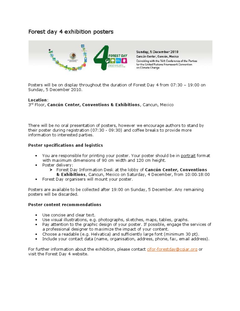 Poster Guidelines FD4 | PDF