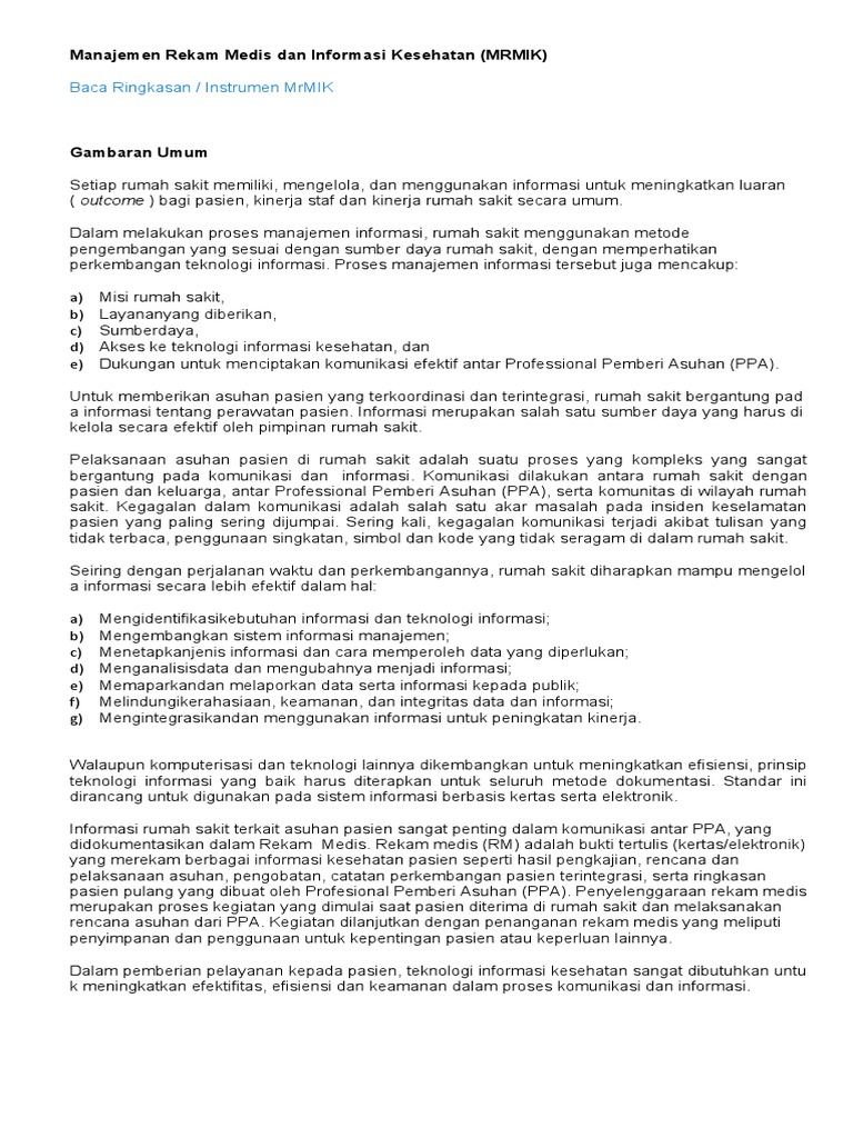 Pedoman Akreditasi Pokja Mrmik | PDF