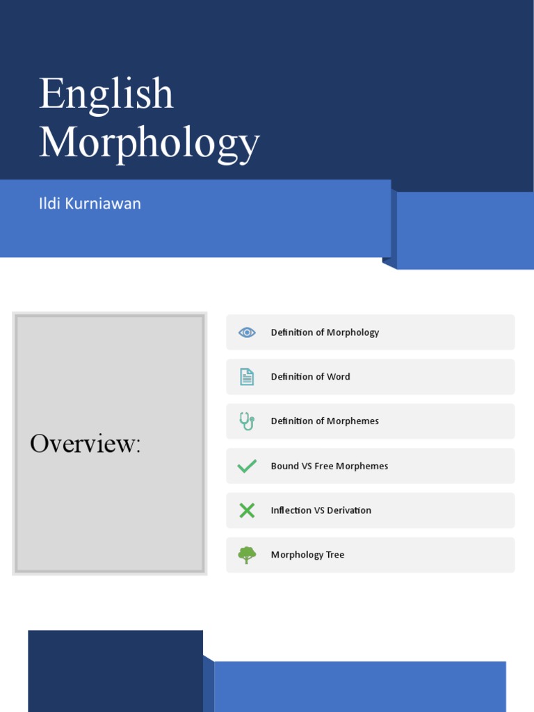 English Morphology | PDF | Morphology (Linguistics) | Word