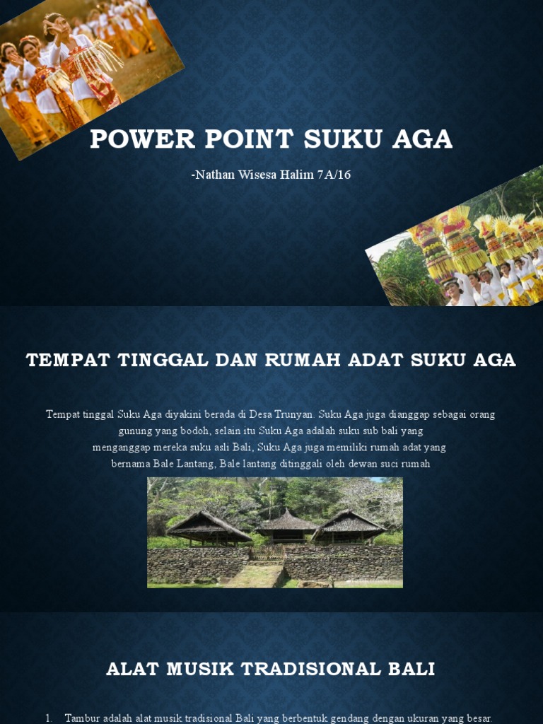 Budaya dan Tradisi Suku Aga Bali | PDF
