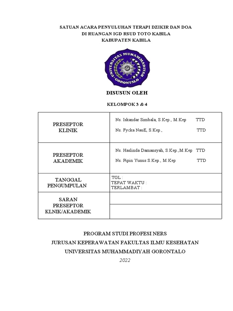 Sap Terapi Dzikir Dan Doa | PDF