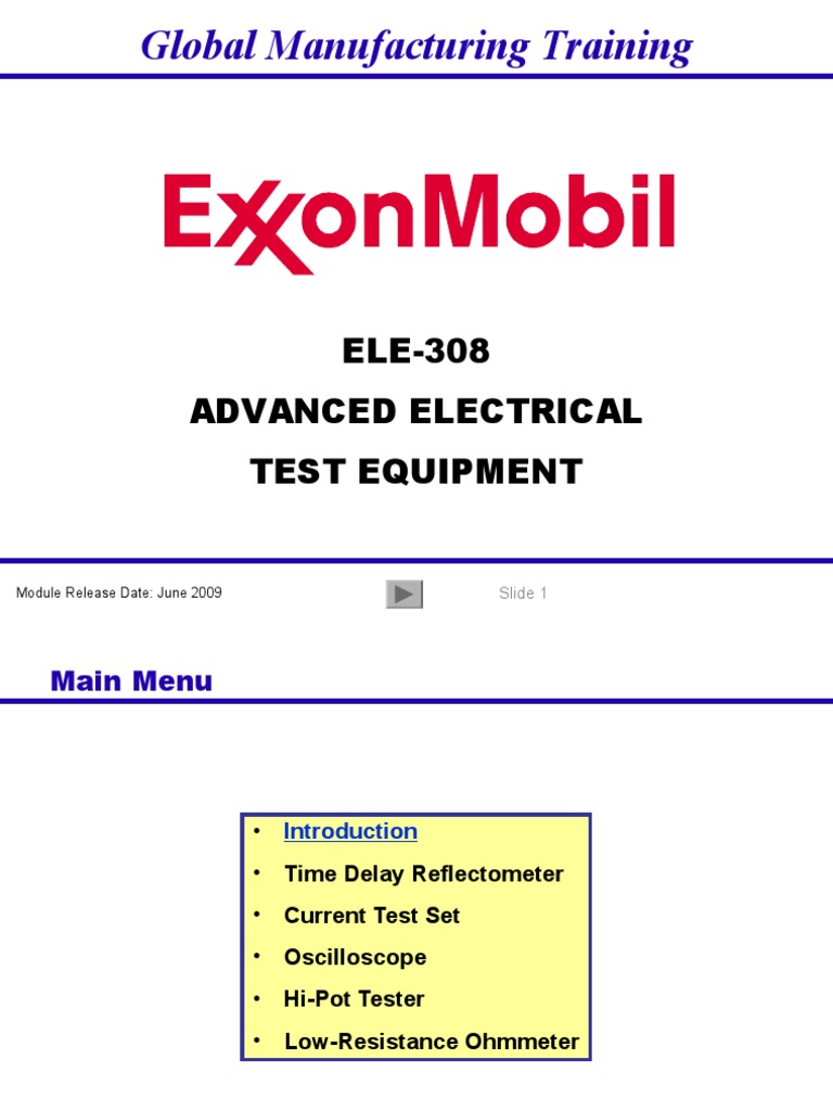 ELE - 308 en 01 CP GBL Advanced Electrical Test Equipment | PDF ...
