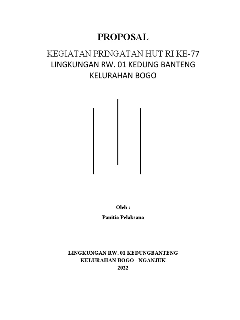 Proposal Agustusan | PDF