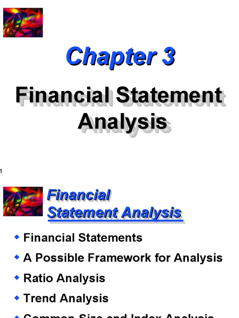 Chapter 4 Analysis of Financial Statement | PDF