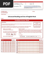 CPE Answer Sheets | PDF | Applied Linguistics | Psycholinguistics