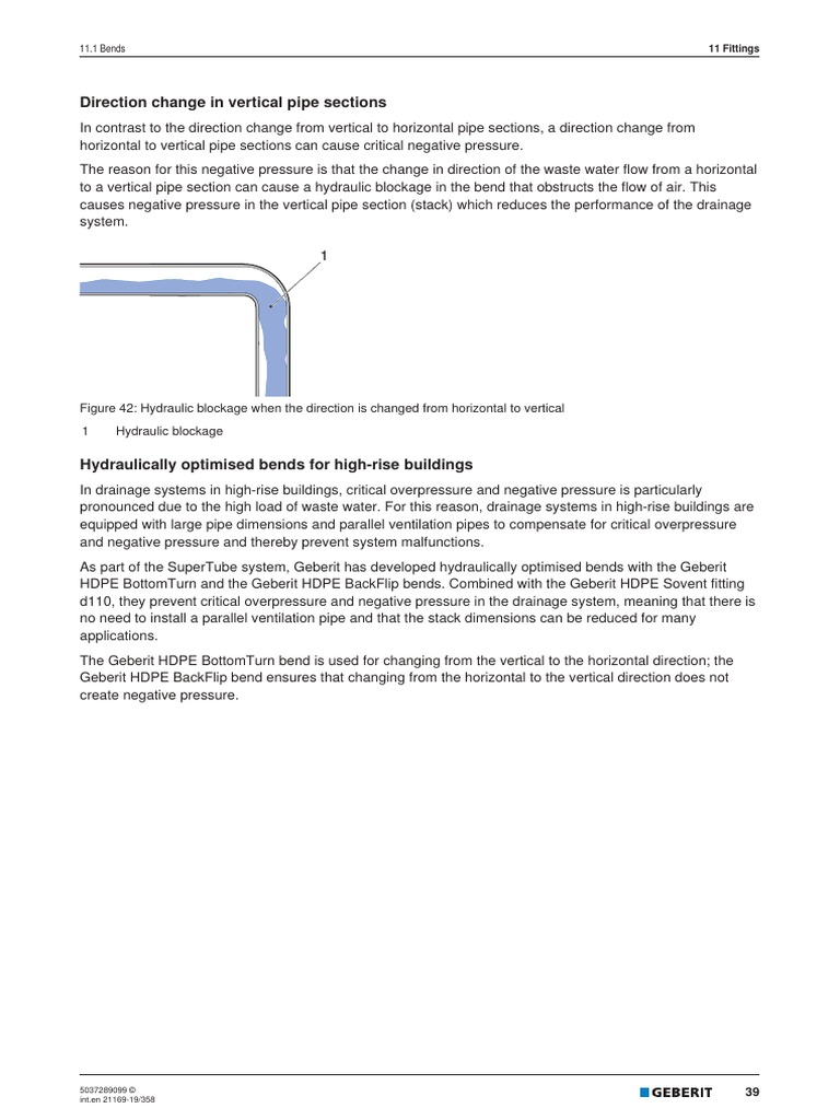 Direction Change in Vertical Pipe Sections | PDF | Pipe (Fluid ...