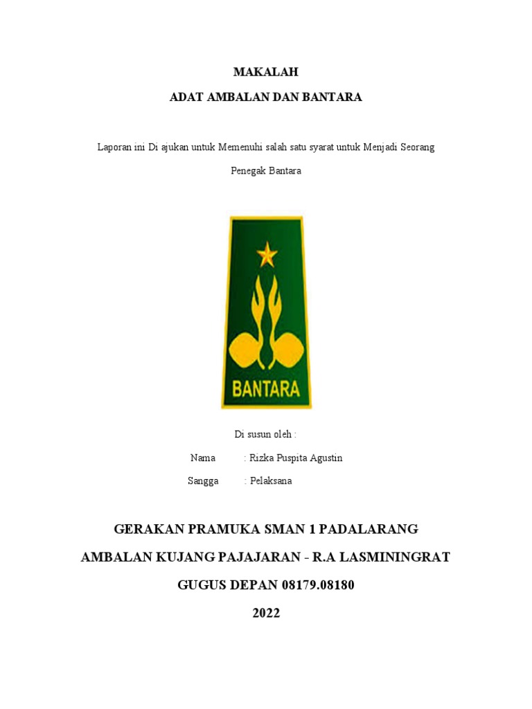 Makalah Bantara | PDF