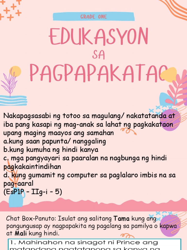 ESP Q2-W4 at W5 | PDF