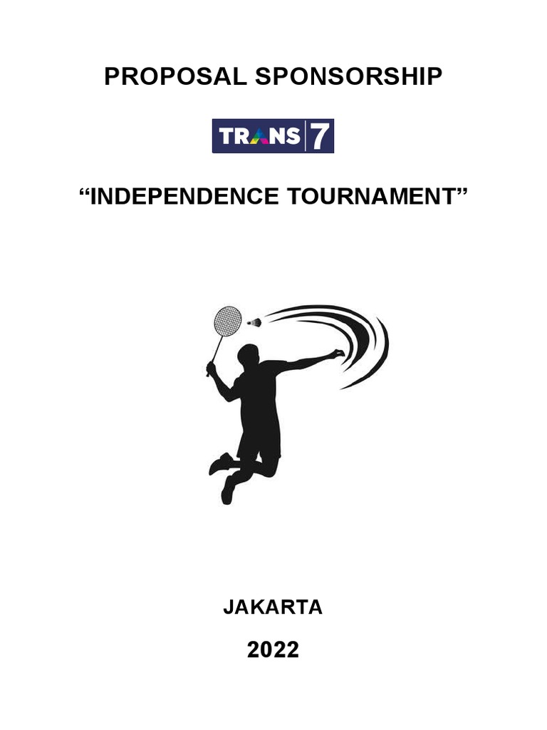 Proposal Turnamen Badminton t7 | PDF