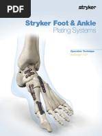 Stryker VariAx Foot Locking Plate System PDF | PDF | Surgery | Drill