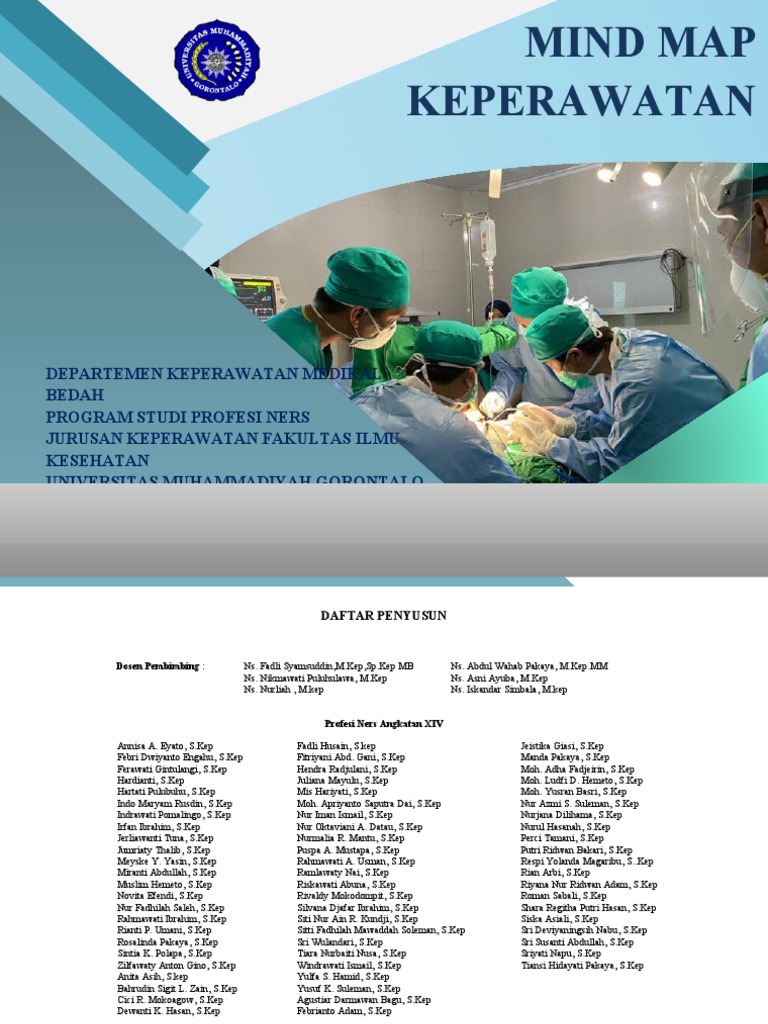 Mindmap Keperawatan Medikal Bedah | PDF | Perjalanan