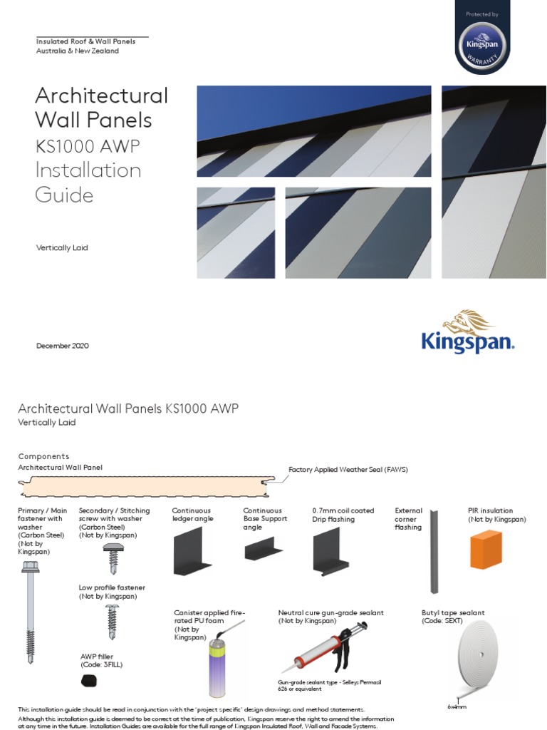 KS1000 AWP Installation Guide - Vertically Laid - December 2020 | PDF ...