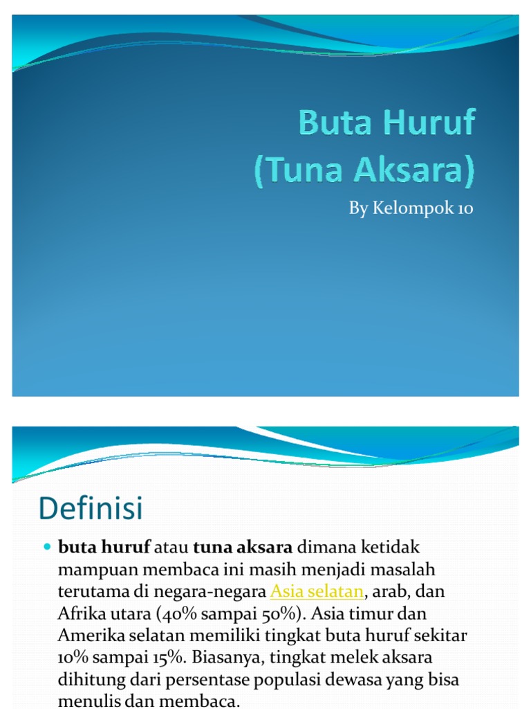 Buta Huruf | PDF