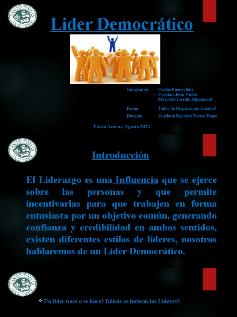 Lider Democrático | PDF | Liderazgo | Democracia