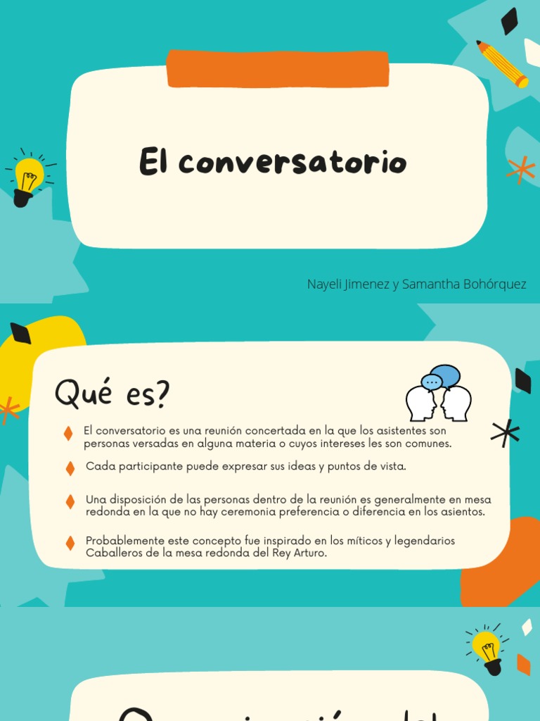 El conversatorio | PDF