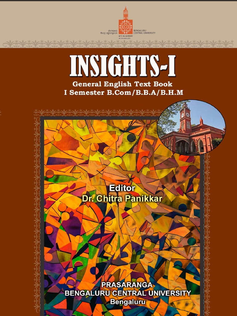 Insights-I- General English-UG (1) | PDF | Learning | Textbook