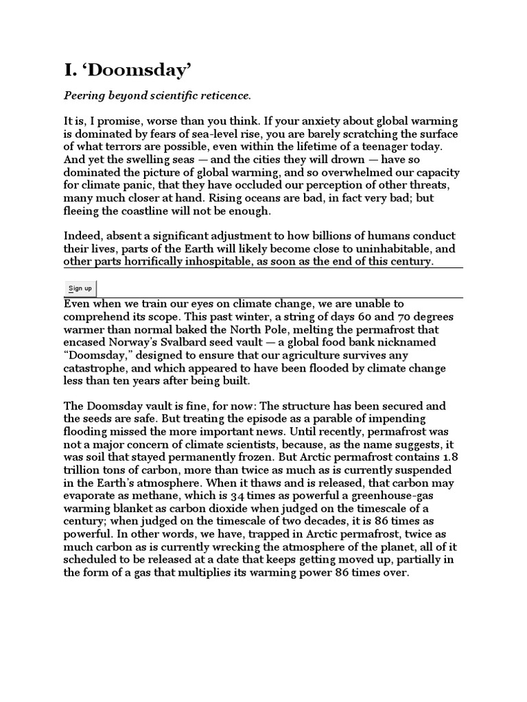 Doomsday | PDF