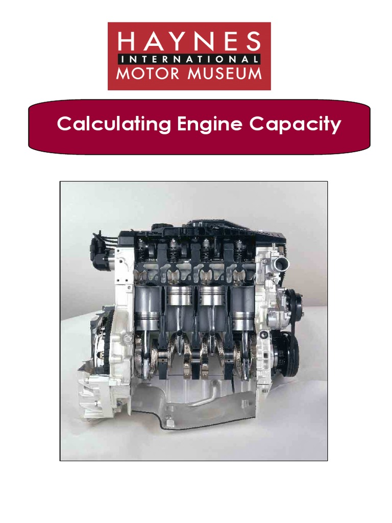 Engine Capacity Calculation Guide | PDF