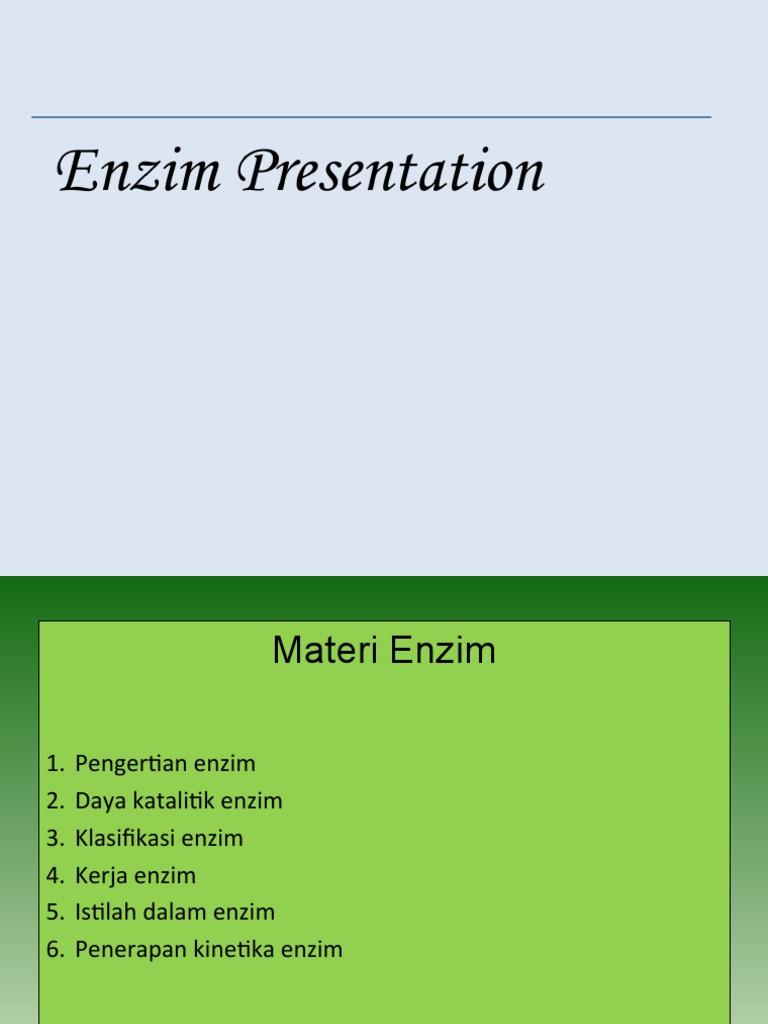 Kinetika Enzim: Mekanisme dan Persamaan Michaelis-Menten | PDF