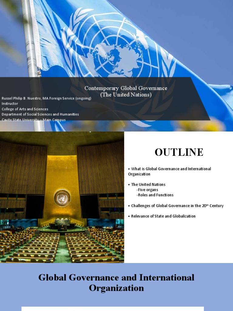 The Contemporary Global Governance PPT 4 | PDF | United Nations | International Relations