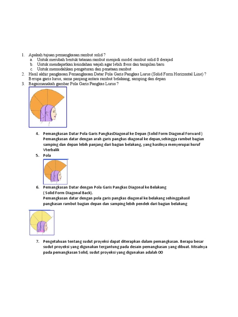 Apakah Tujuan Pemangkasan Rambut Solid | PDF | Griya & Taman | Seni