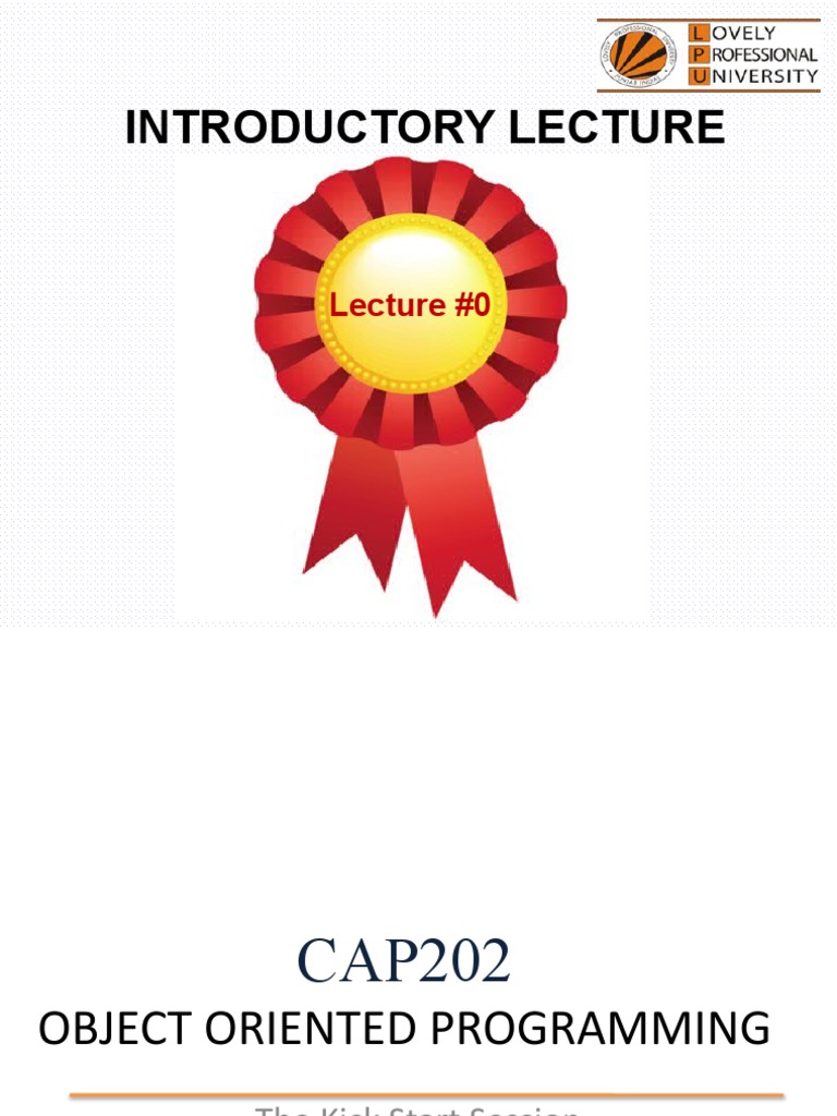 LectureZero CAP202 | PDF | Method (Computer Programming) | C++