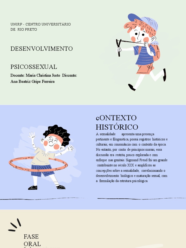 Fases Da Psicossexualidade Freud | PDF | Complexo de Édipo | Sigmund Freud