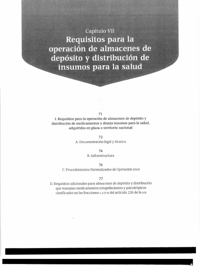 Suplemento FEUM Almacenes de Deposito y Distribución de Insumos para La ...