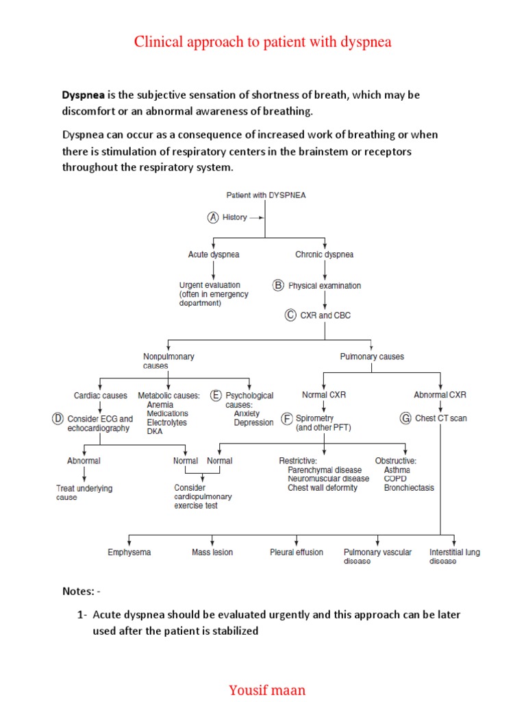 Approch To Dyspnea | PDF