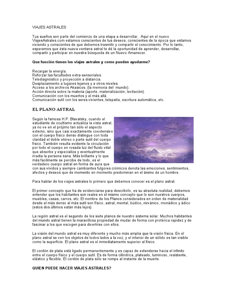 Viajes Astrales | PDF